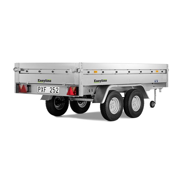 Easyline 750 kg boogietrailer inklusiv udstyr