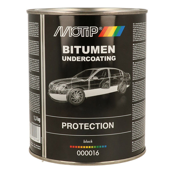 Motip sort undervognsbeskyttelse, dåse 1,3 kg